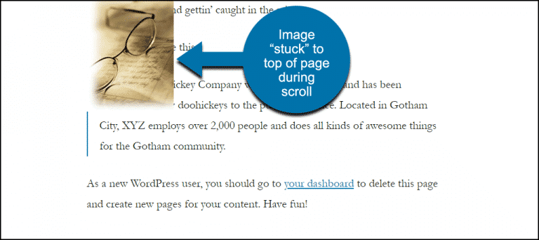 How To Add A Sticky Menu For Floating Navigation In Wordpress Greengeeks