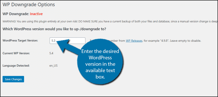 How to Downgrade WordPress to an Earlier Version - GreenGeeks