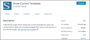 How to Show the Current Template Files in the Menu Bar of WordPress ...