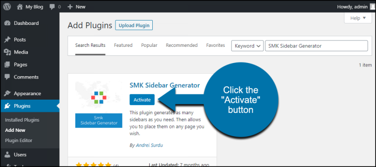 How To Add A Custom Sidebar To Any Wordpress Theme Greengeeks 2892