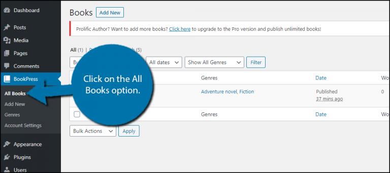 how-to-display-your-book-in-wordpress-as-an-author-greengeeks