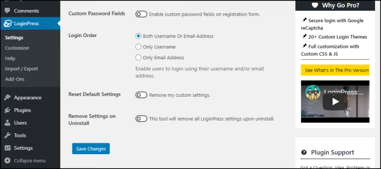 How to Use LoginPress to Customize the WordPress Login Page - GreenGeeks