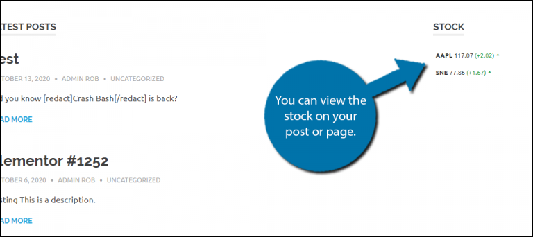 How to Add Live Stock Prices to WordPress with EOD Historical Data ...