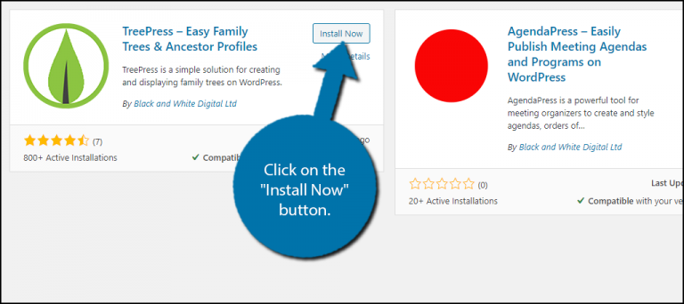 How to Make a Family Tree in WordPress with TreePress - GreenGeeks