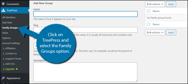 How to Make a Family Tree in WordPress with TreePress - GreenGeeks