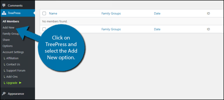 How to Make a Family Tree in WordPress with TreePress - GreenGeeks