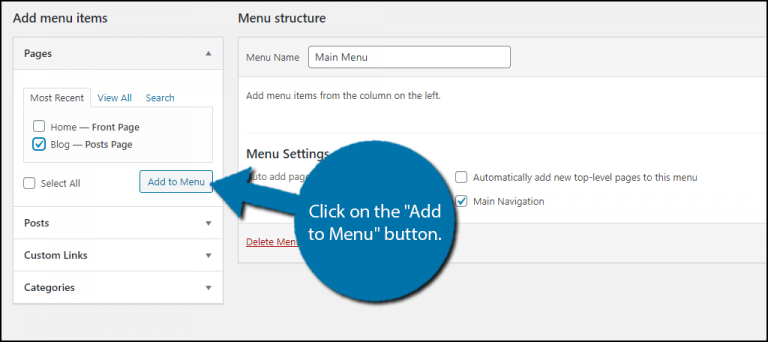 How To Set Up A Separate Wordpress Blog Page For Your Posts Greengeeks