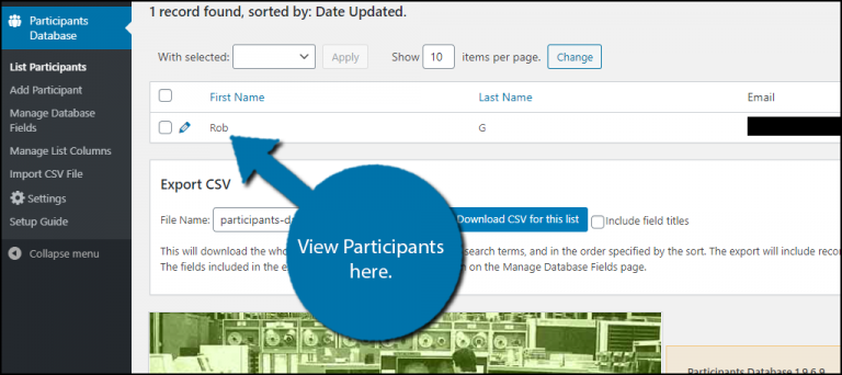 How to Create a Participants Database for WordPress Websites