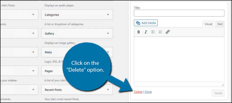 How to Disable and Remove WordPress Widgets - GreenGeeks