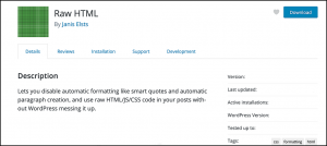 How to Stop WordPress from Auto Formatting HTML in Posts and Pages ...
