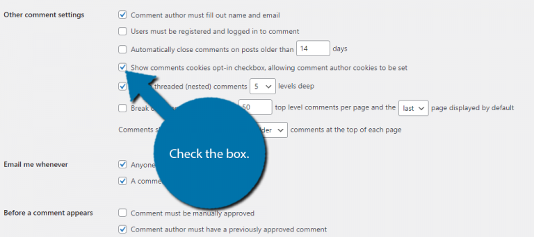 How To Add A Checkbox In Ments For Gdpr Compliance