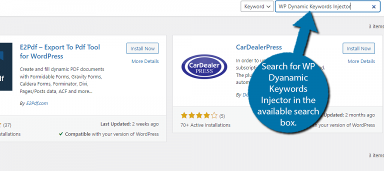 How to Use WP Dynamic Keywords Injector for WordPress - GreenGeeks