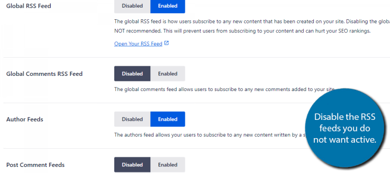How to Turn Off the RSS Feed in WordPress
