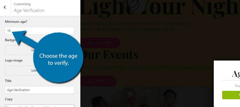 How to Create an Age Verification in WordPress - GreenGeeks