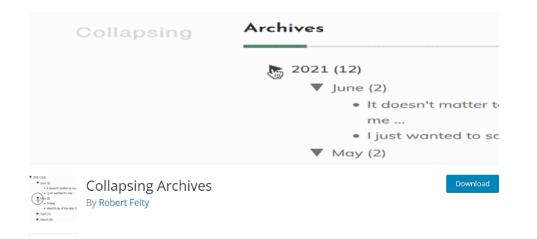 How to Display a Monthly Archive Widget in WordPress