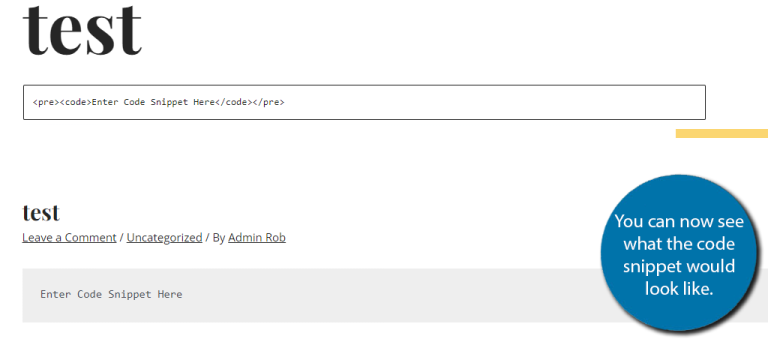 How to Properly Display Code In WordPress In a Block - GreenGeeks