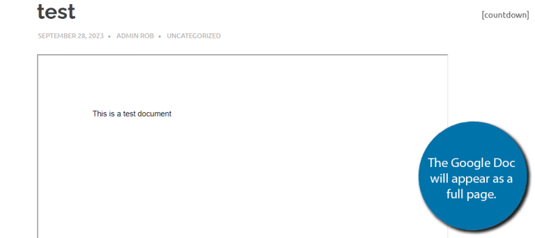 How to Embed Google Docs Into WordPress - GreenGeeks